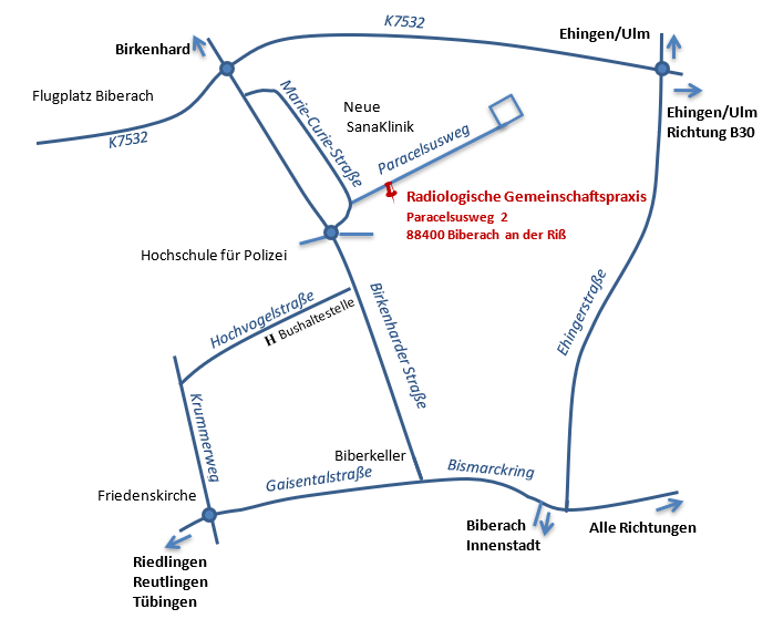 Kontakt – Radiologische Gemeinschaftspraxis Fuchs und Bansemer